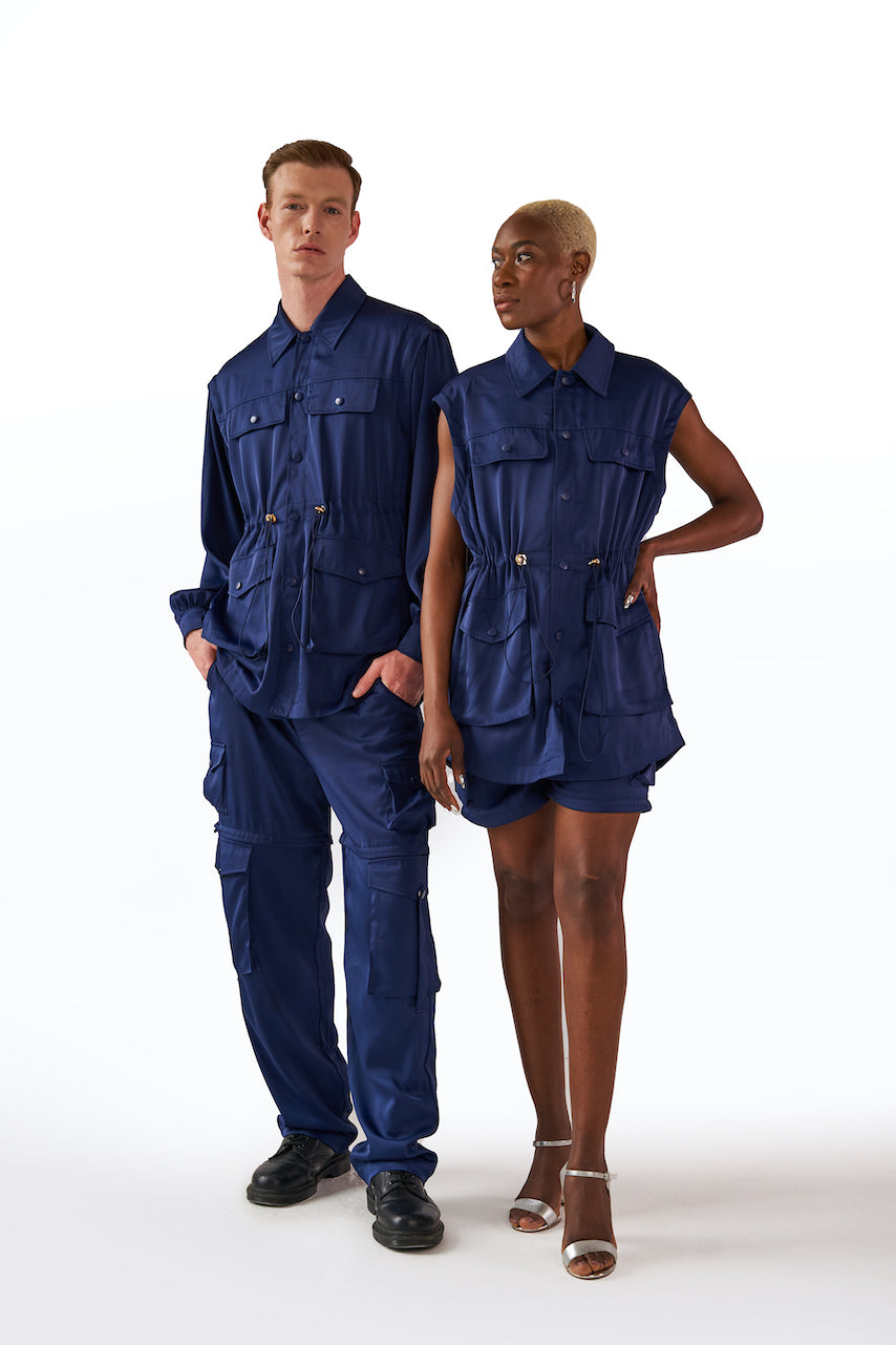 THE SATIN CARGO SHIRT – fkaclothing